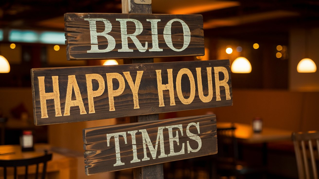 Brio Happy Hour Times with Menu Prices & Near Me 2024